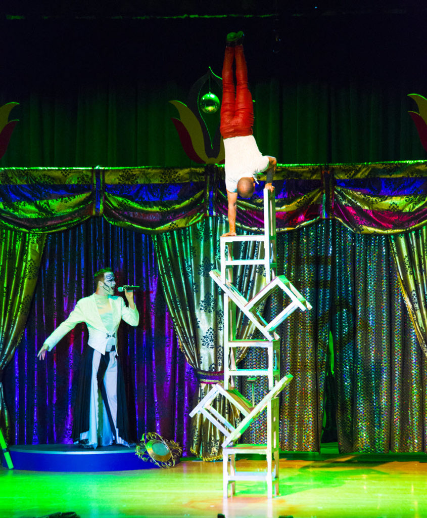 Chair Stacking Acrobat - AntiGravity Orlando